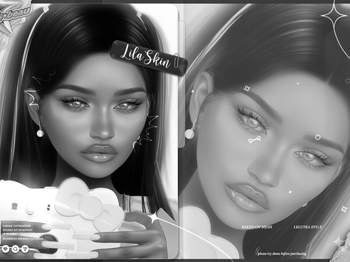 Second Life Marketplace Lsb Lila Skin Demo